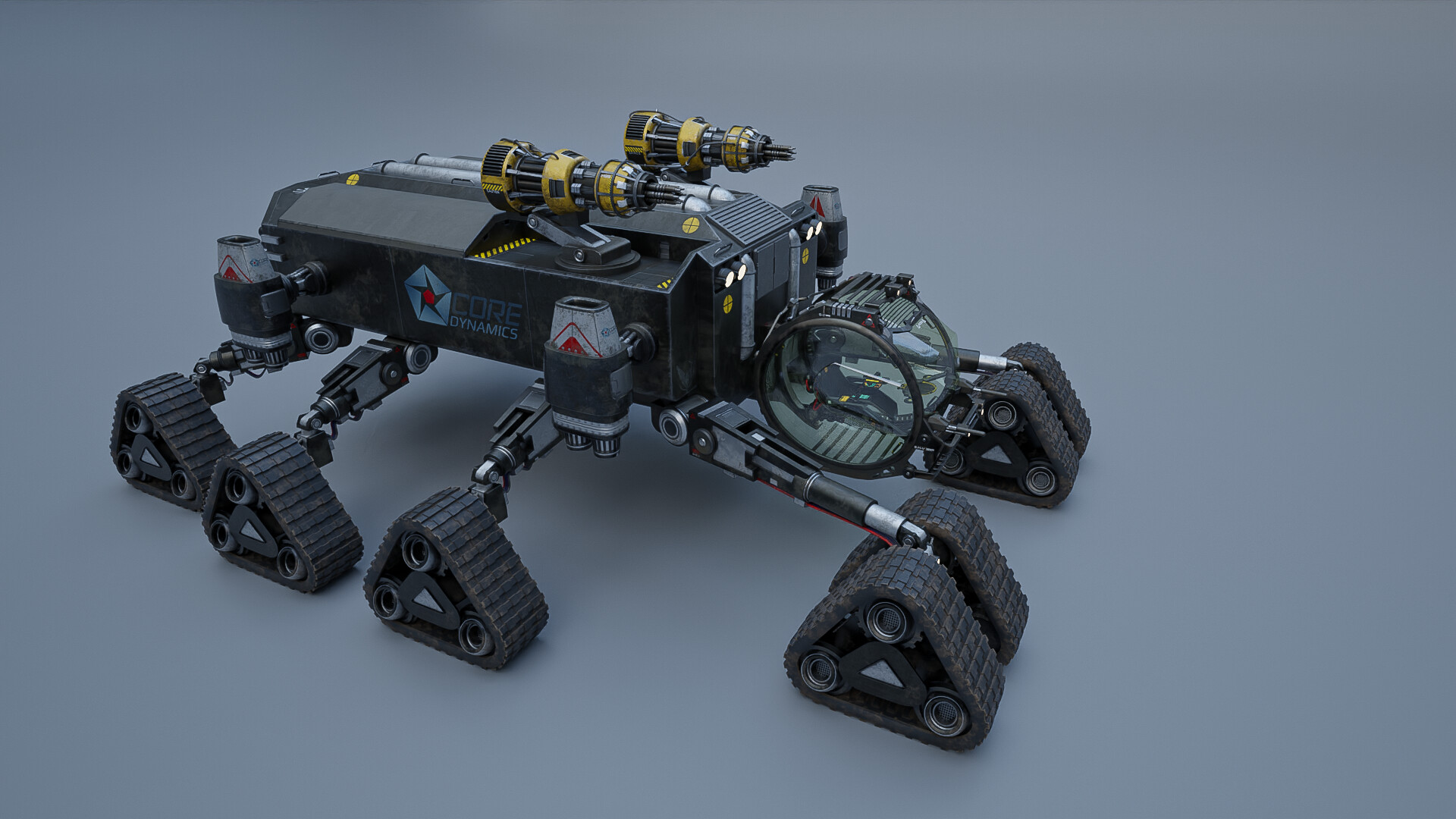Tom Lawler - S-M-V - Surface Mining Vehicle - Elite: Dangerous Fan Concept