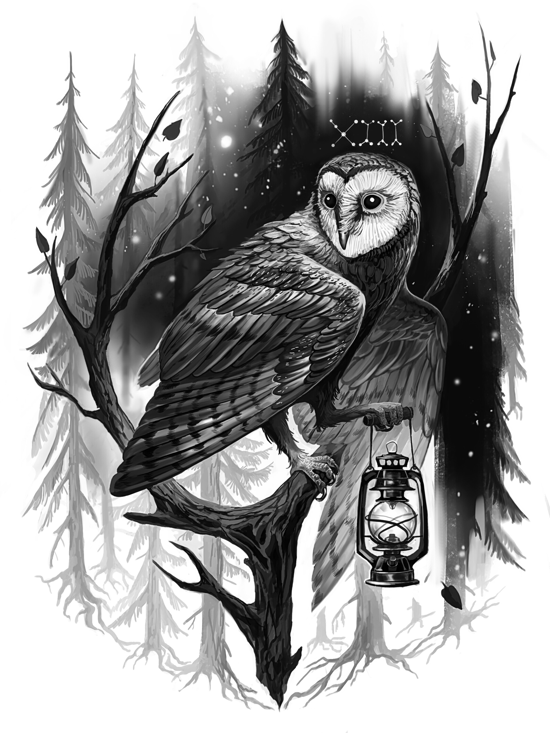 ArtStation - Owl of Death