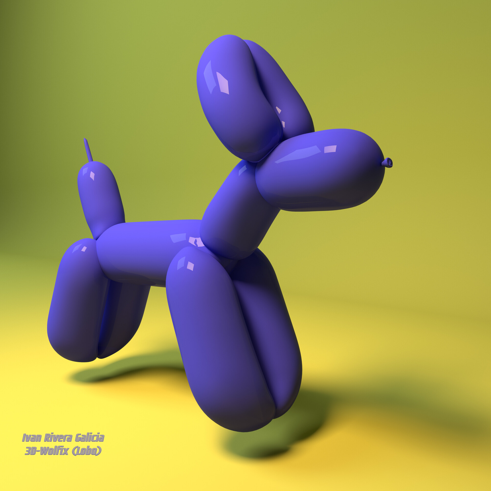 ArtStation - Perrito de Globo