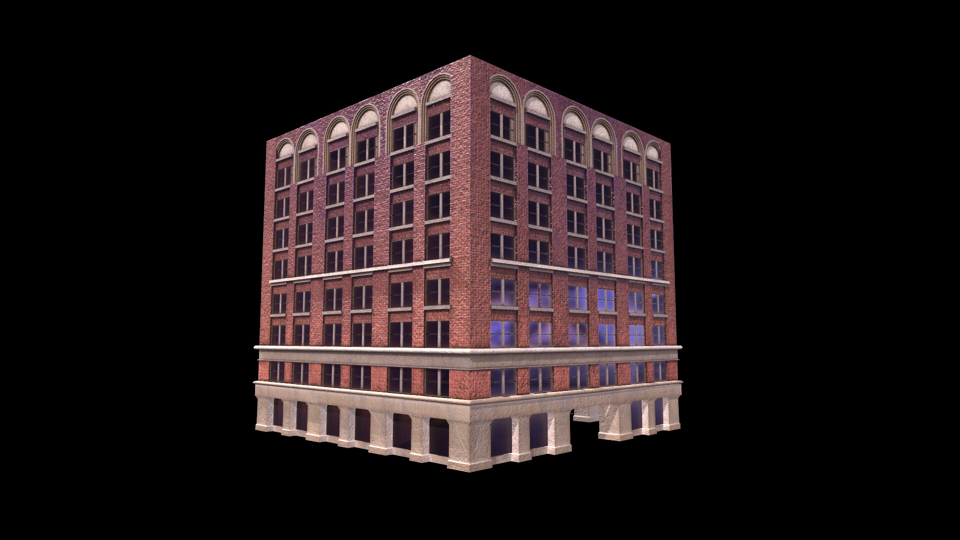 ArtStation - Endicott Building--Surfacing Only