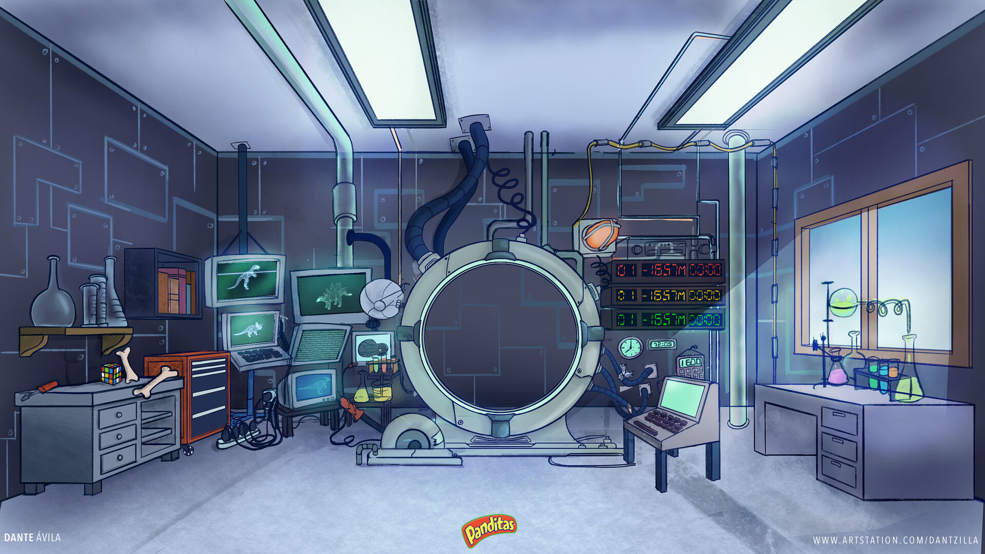 ArtStation - Laboratorio Panditas Plak! - Ploop VFX