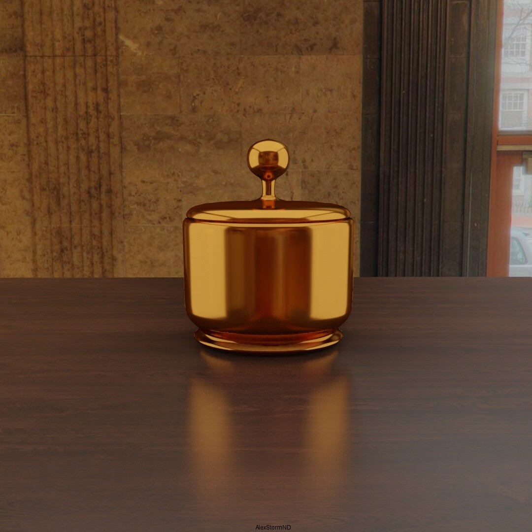 ArtStation - Bronze salt shaker