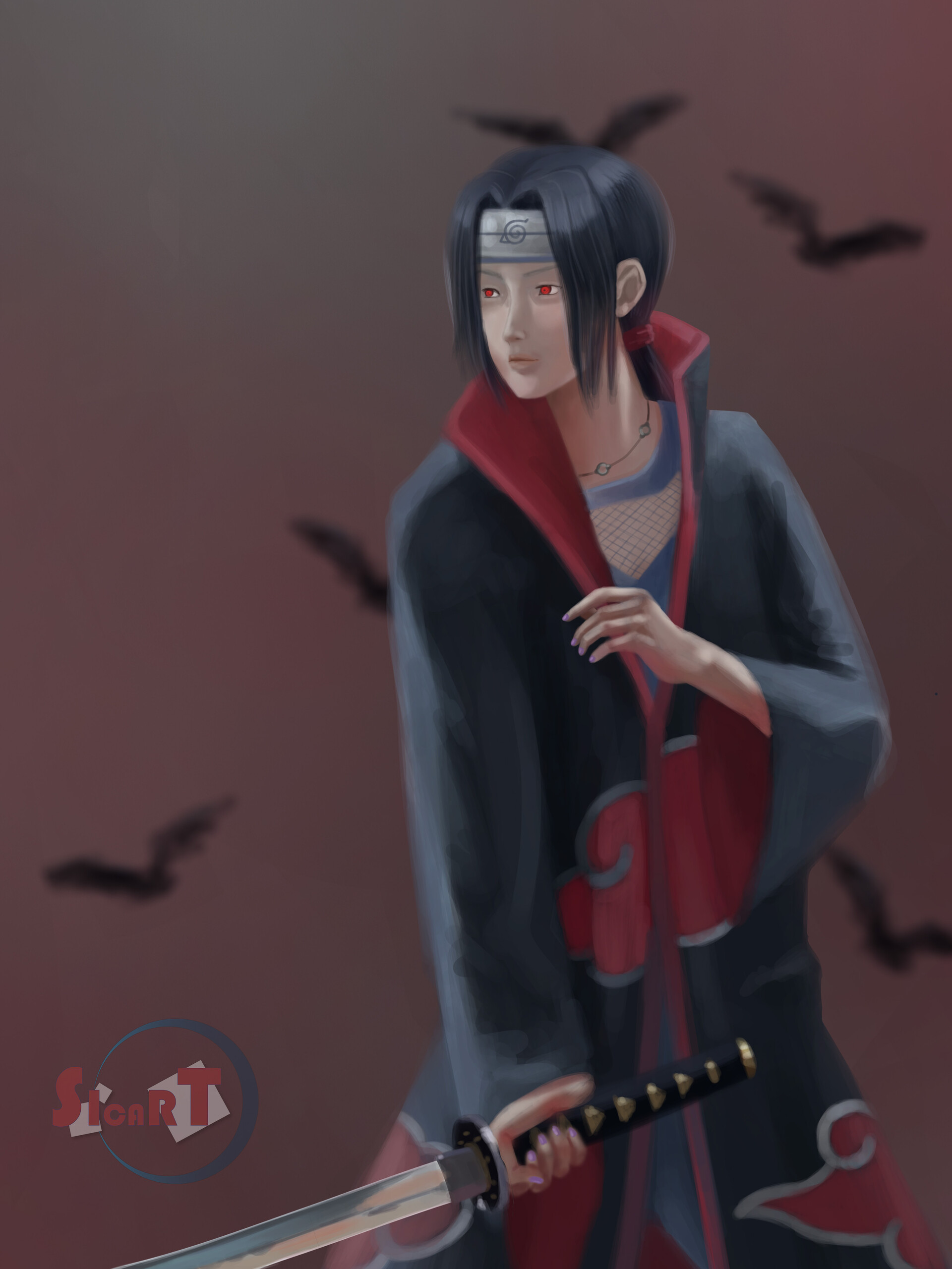 ArtStation - Uchiha Itachi fanart