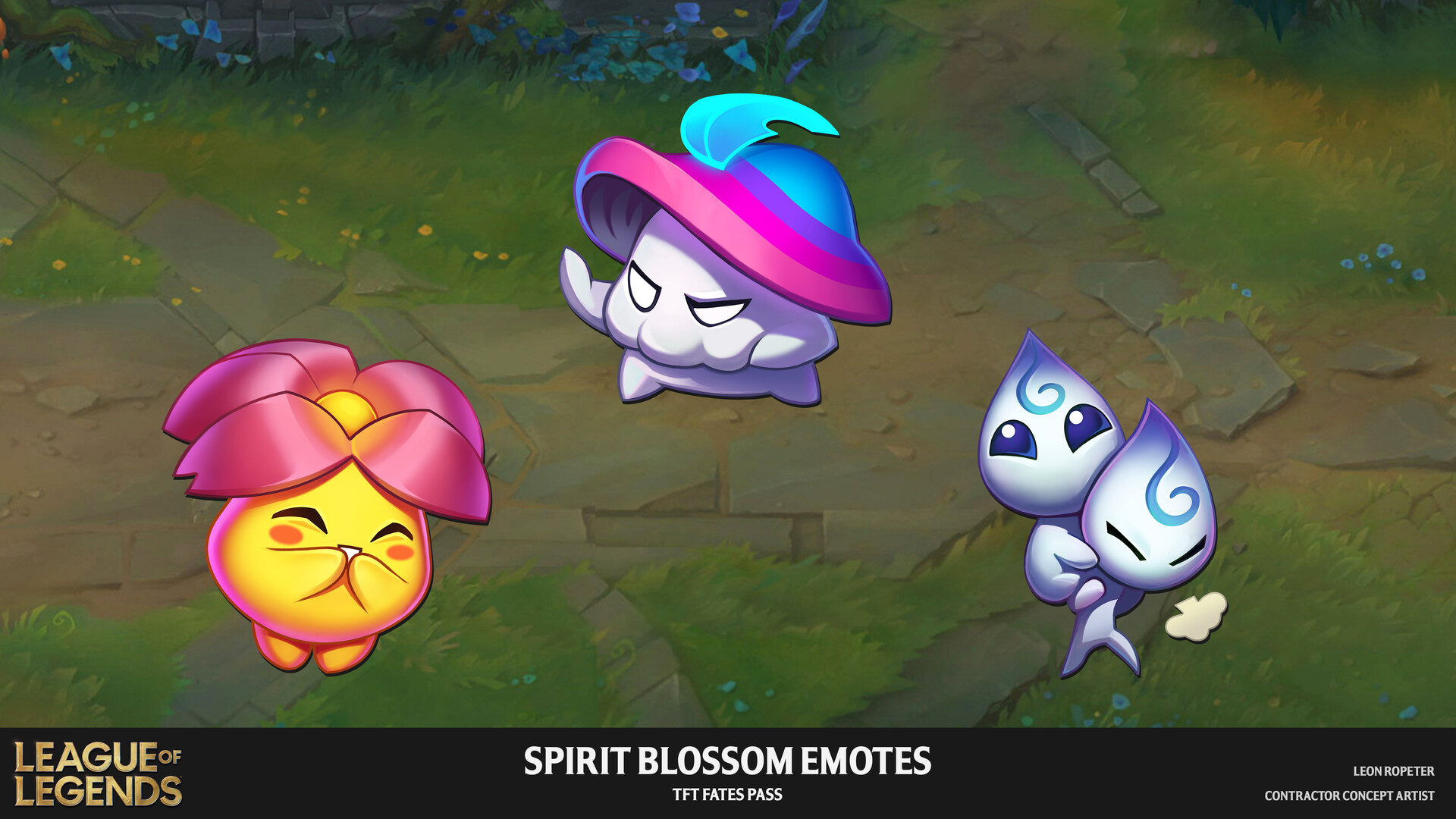 Leon Ropeter - League of Legends - Spirit Blossom Emotes