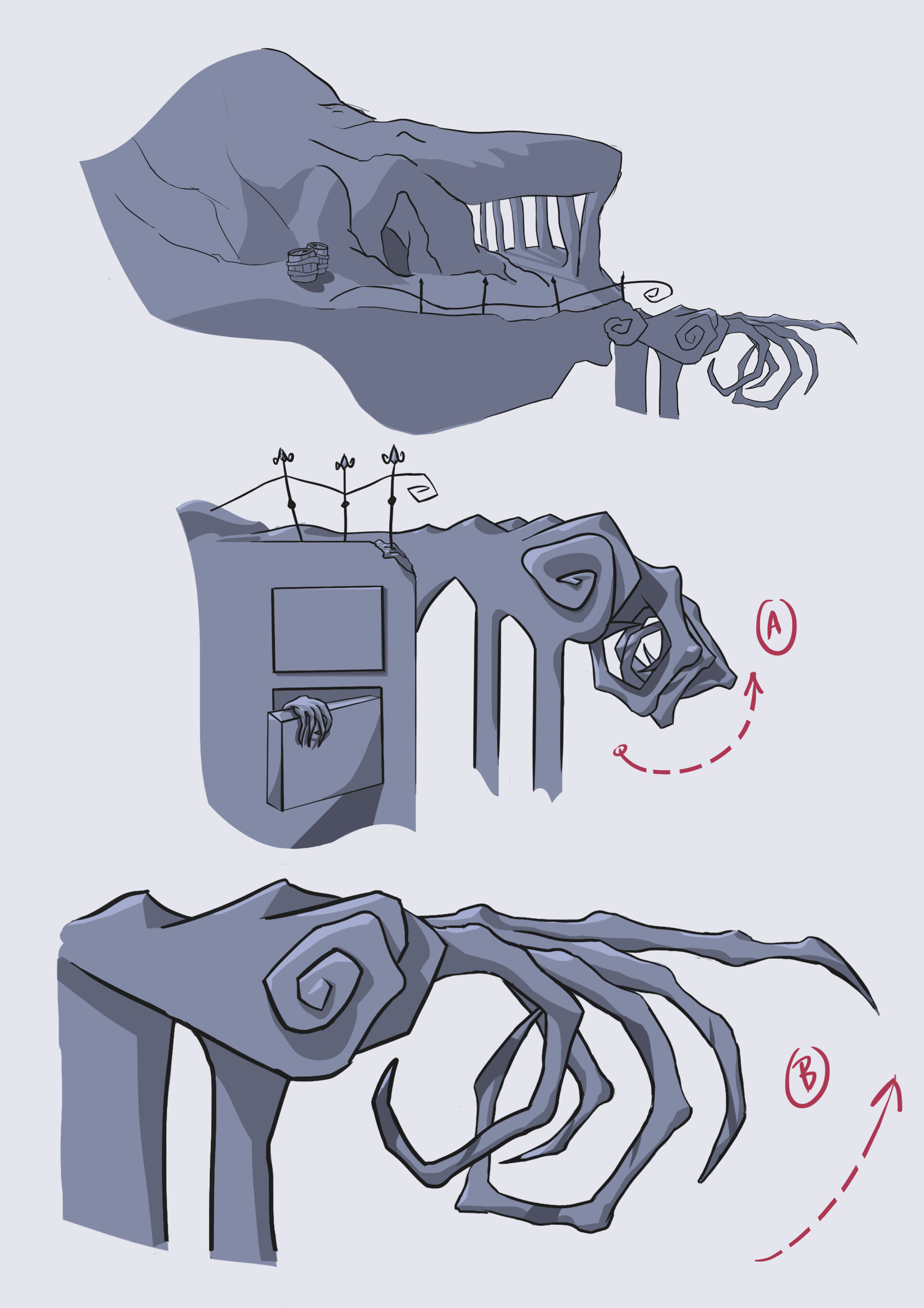 ArtStation - Handshape Bridge concept art