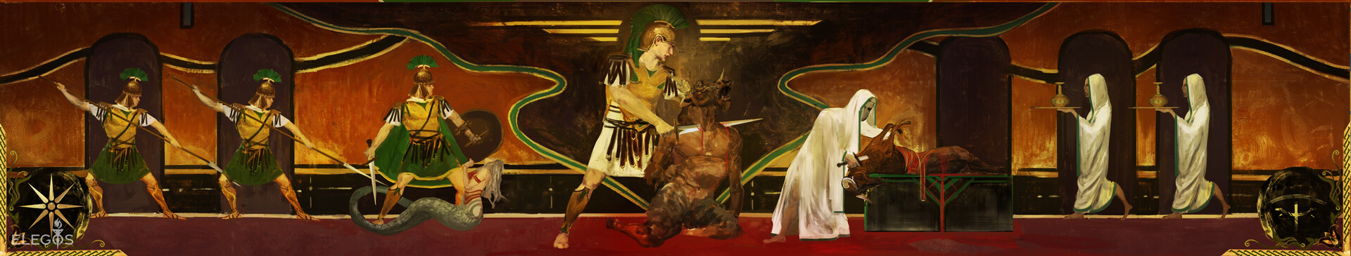 Perpetual Games - Throne Room Murals