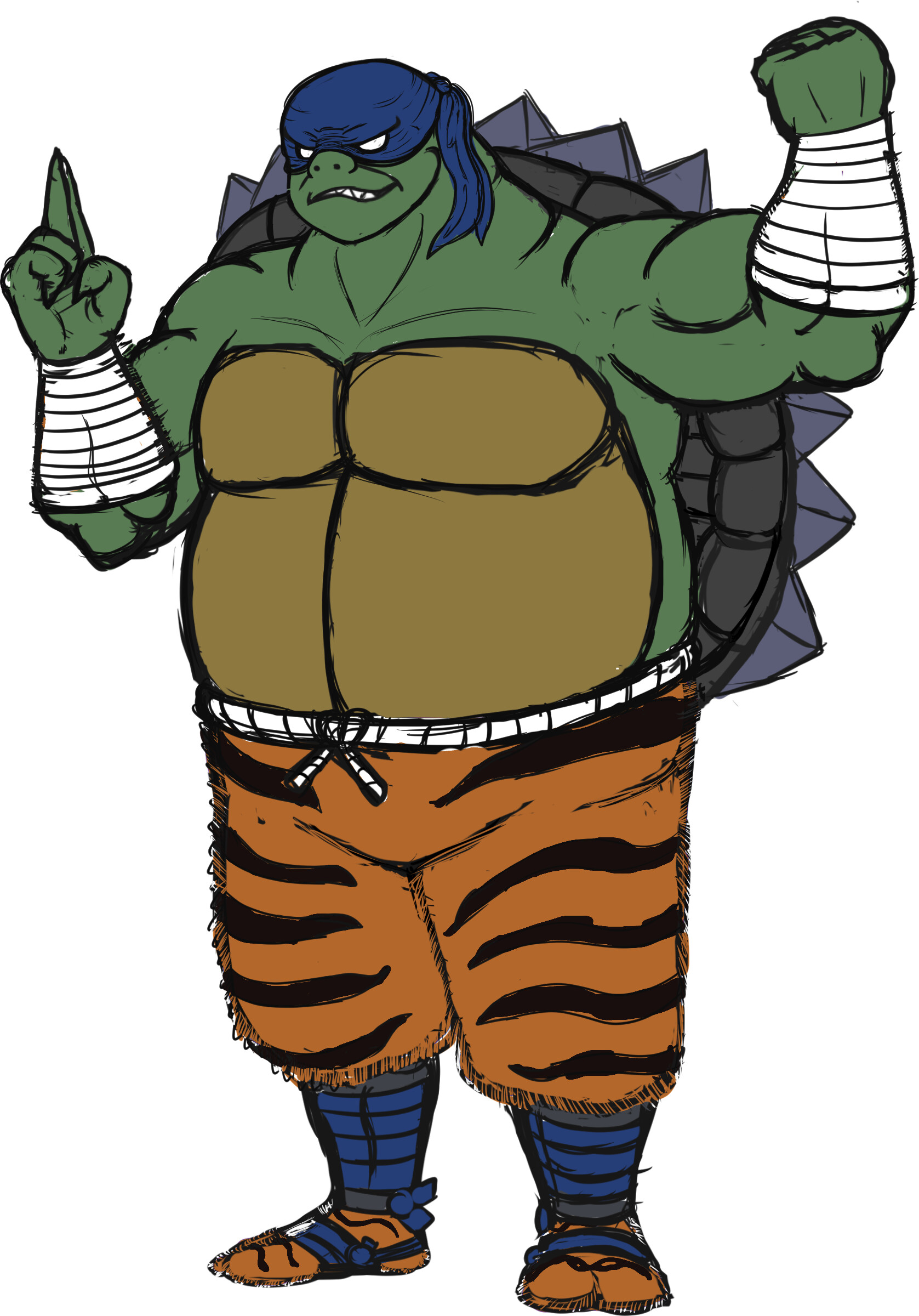 ArtStation - Muscle Ninja Tortle