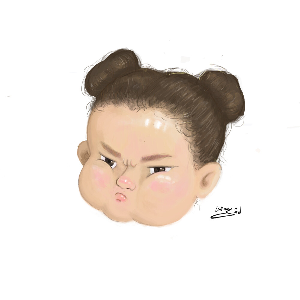 ArtStation - angry baby character design