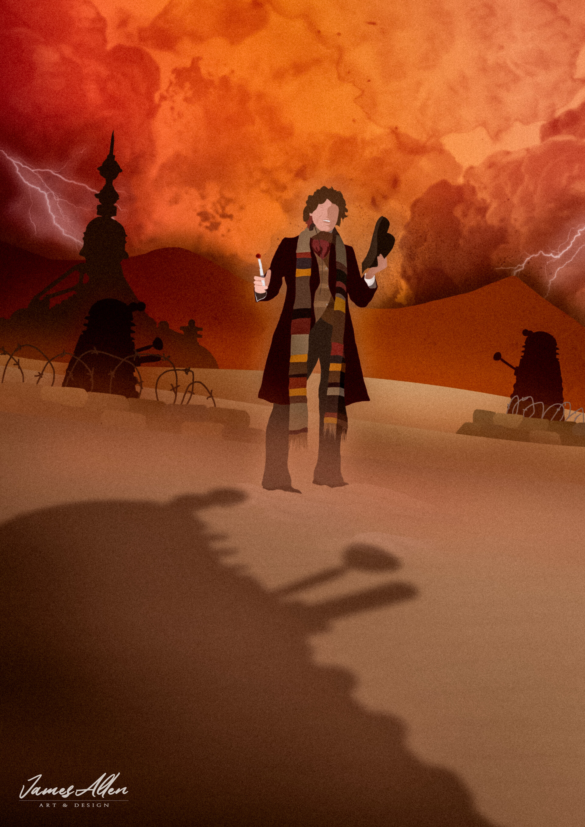 ArtStation - 4th Doctor Character Poster