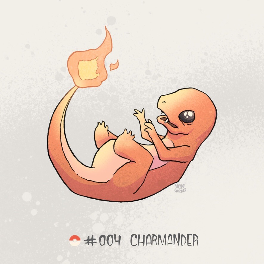 ArtStation - #004 Charmander