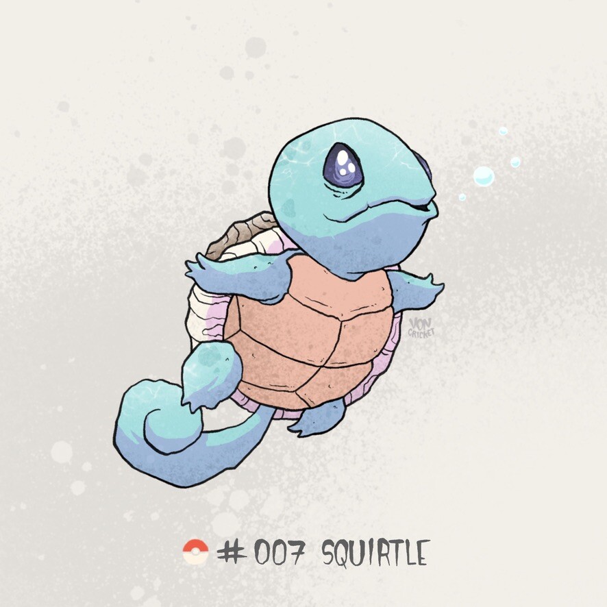 ArtStation - #007 Squirtle