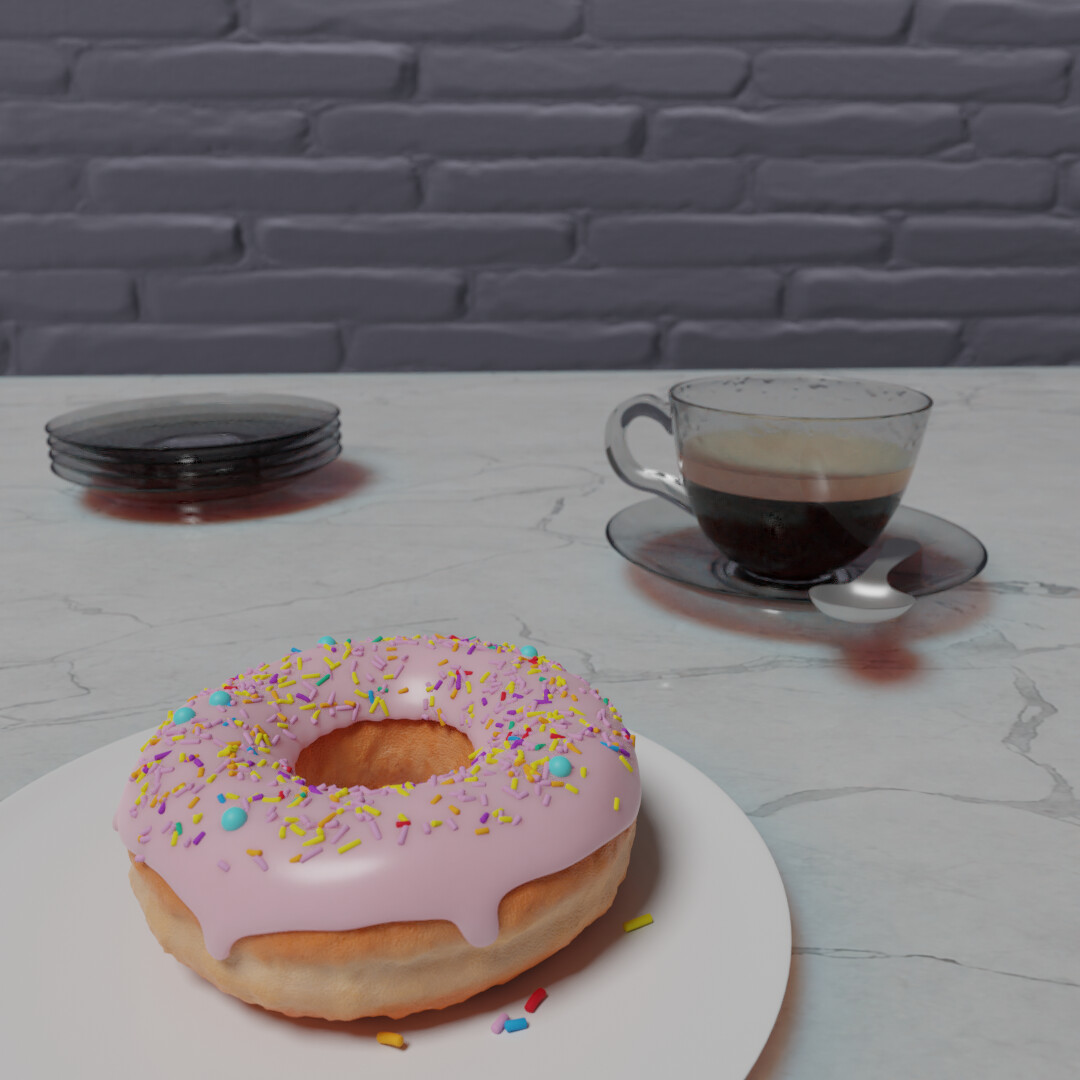 ArtStation - Blender Donut Scene (Visual)