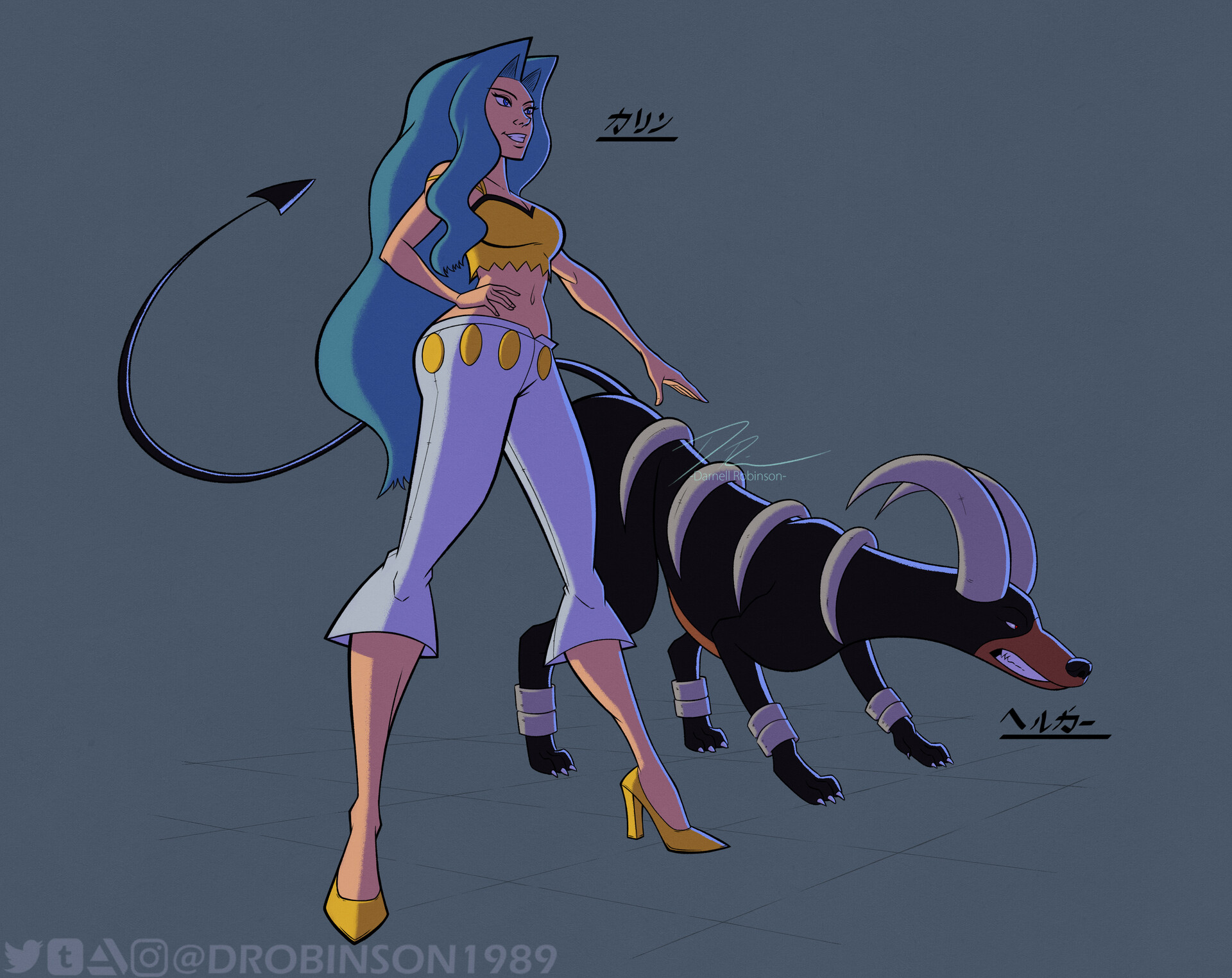 ArtStation - Karen x Houndoom