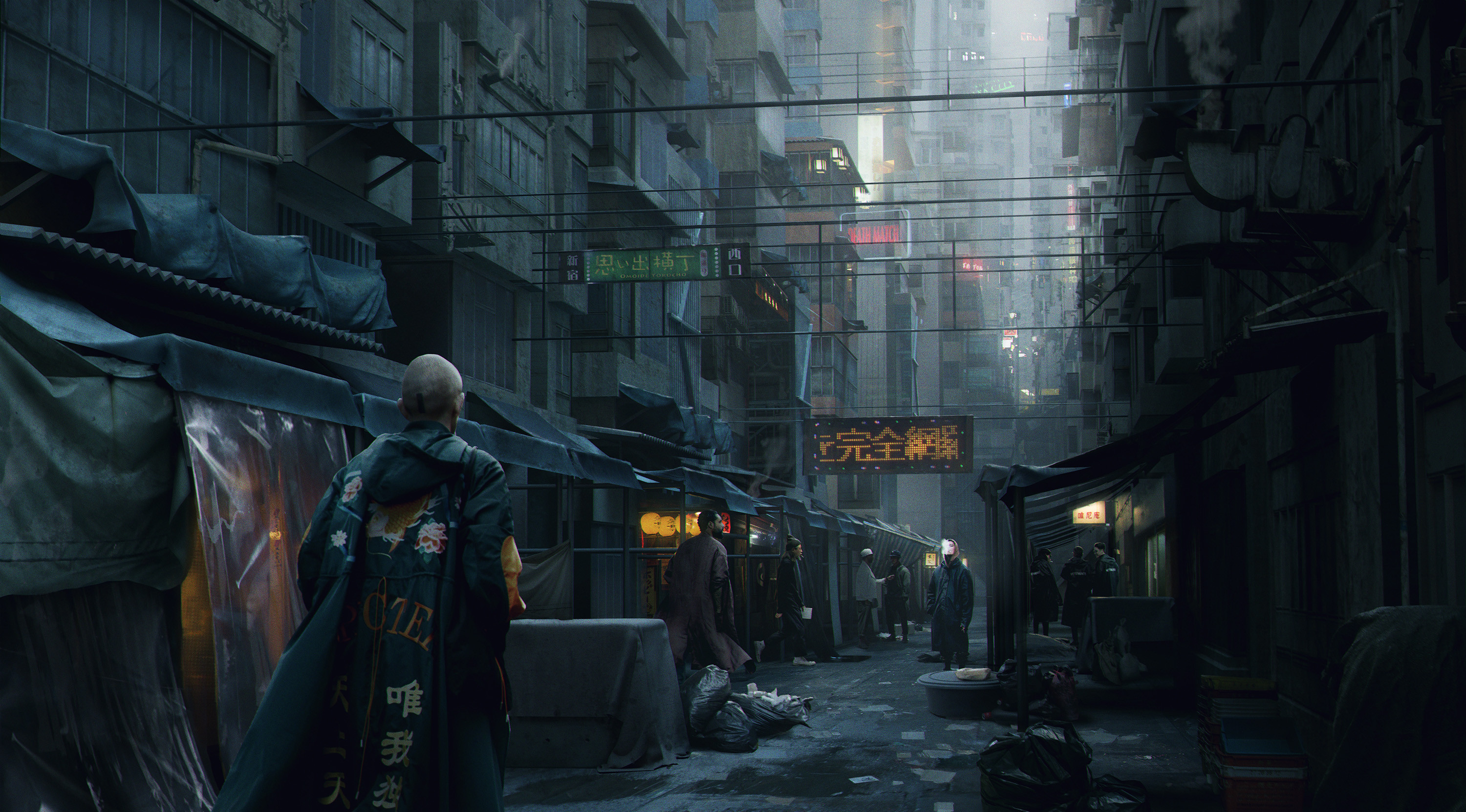 ADA-Poor District by Lucas LEGER : r/Cyberpunk