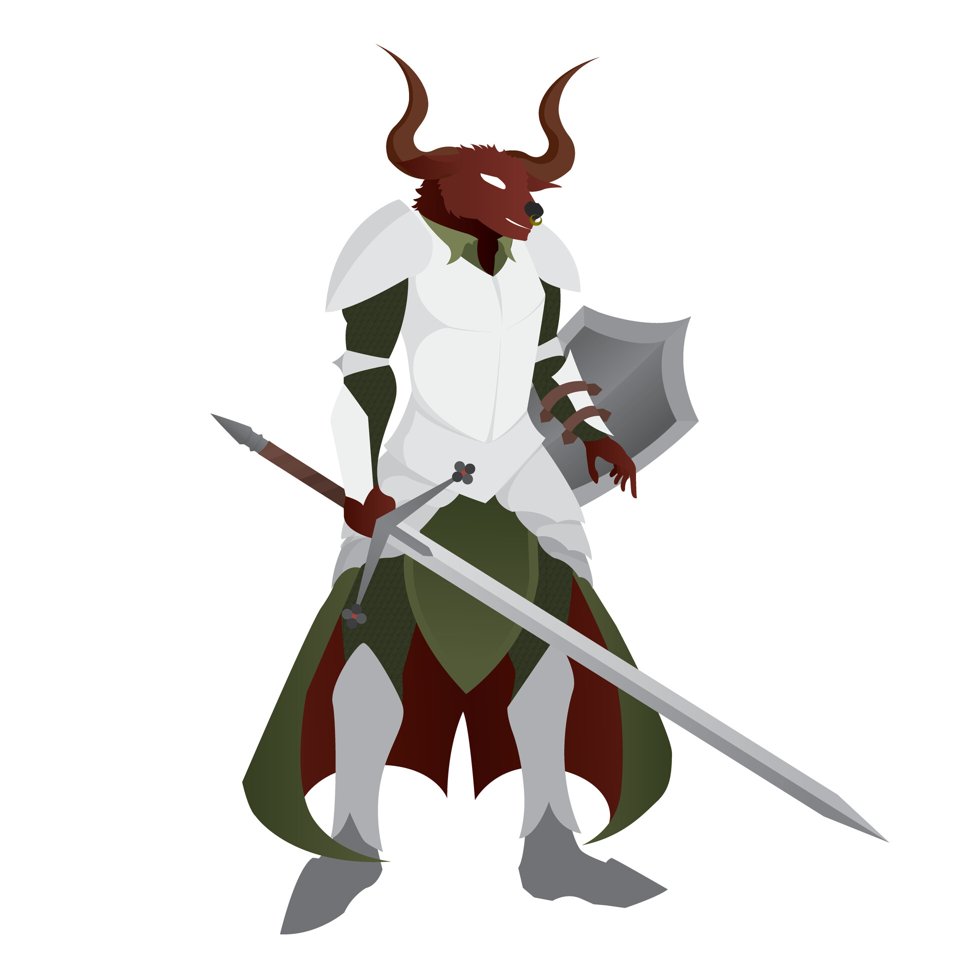 ArtStation - Minotaur Paladin Camara