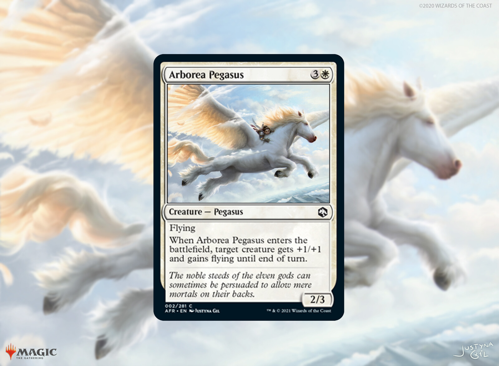 Justyna Dura - Magic: the Gathering - Arborea Pegasus