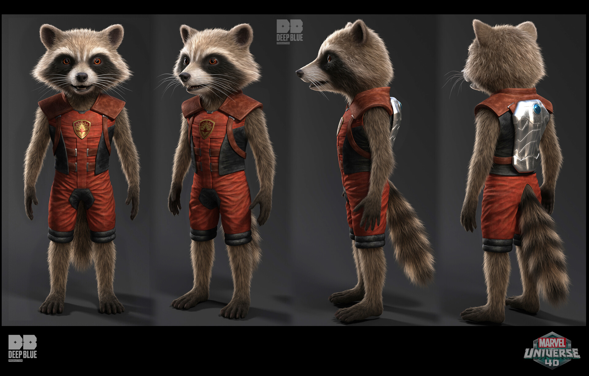 ArtStation - Mr. RACOON JUNIOR from The Marvel Universe 4D