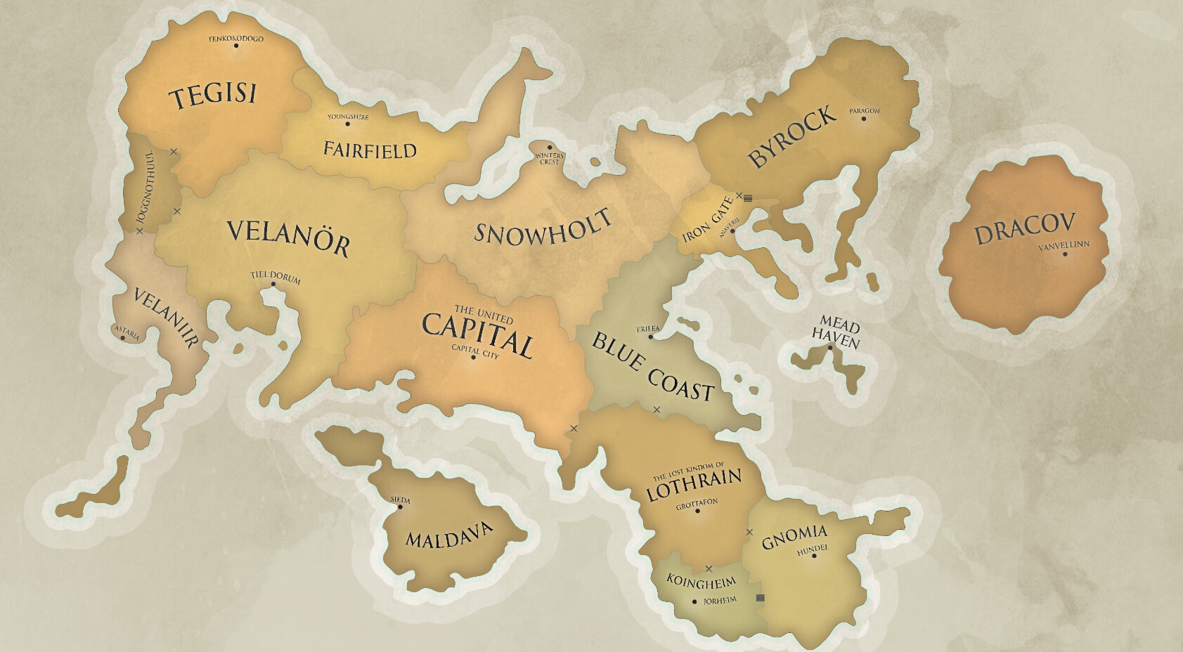 Rogue Arcana Art - The World of Rogue Arcana