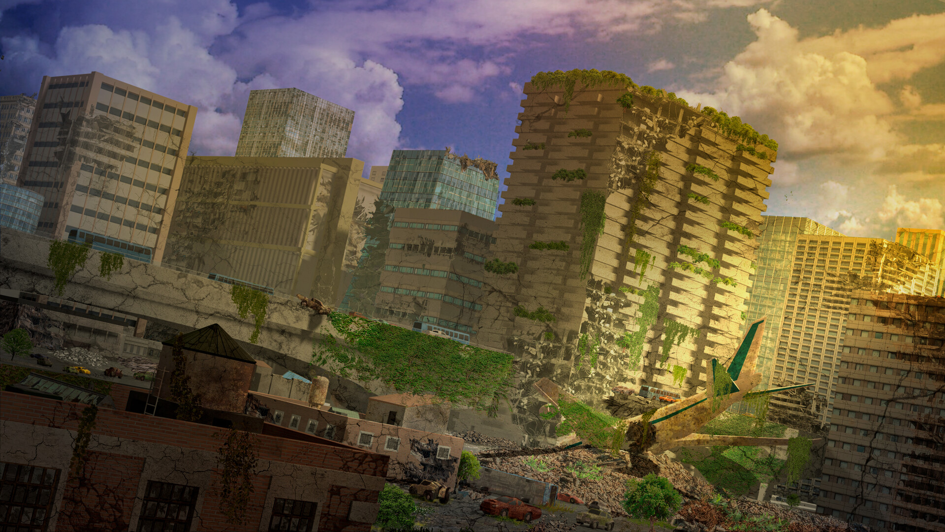 ArtStation - World without human