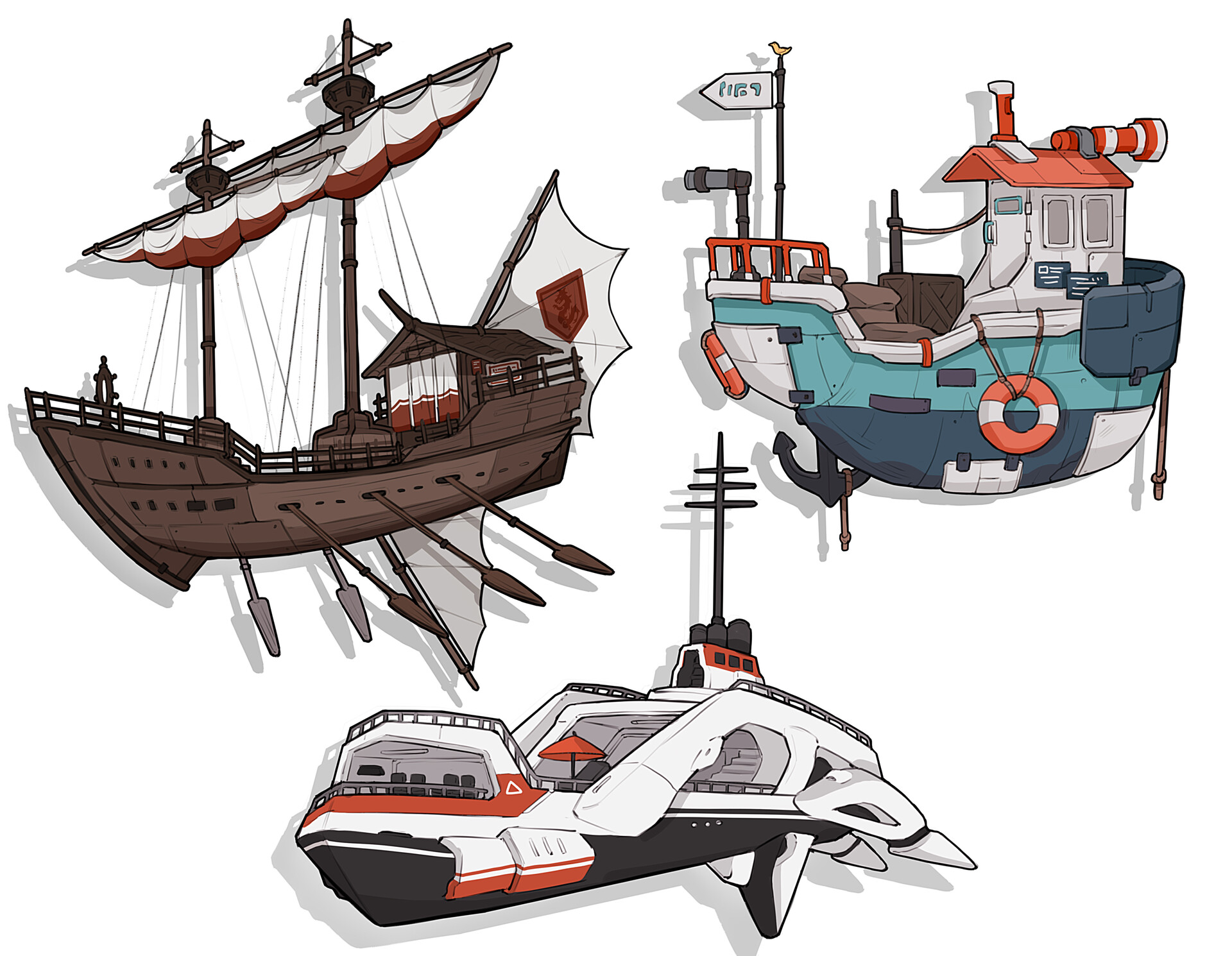 ArtStation - Ship Design