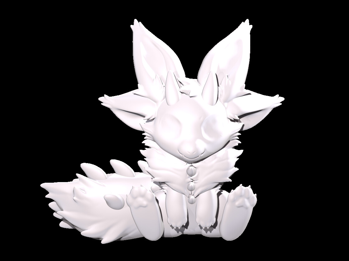 LU ZHANG - Furry 3D model