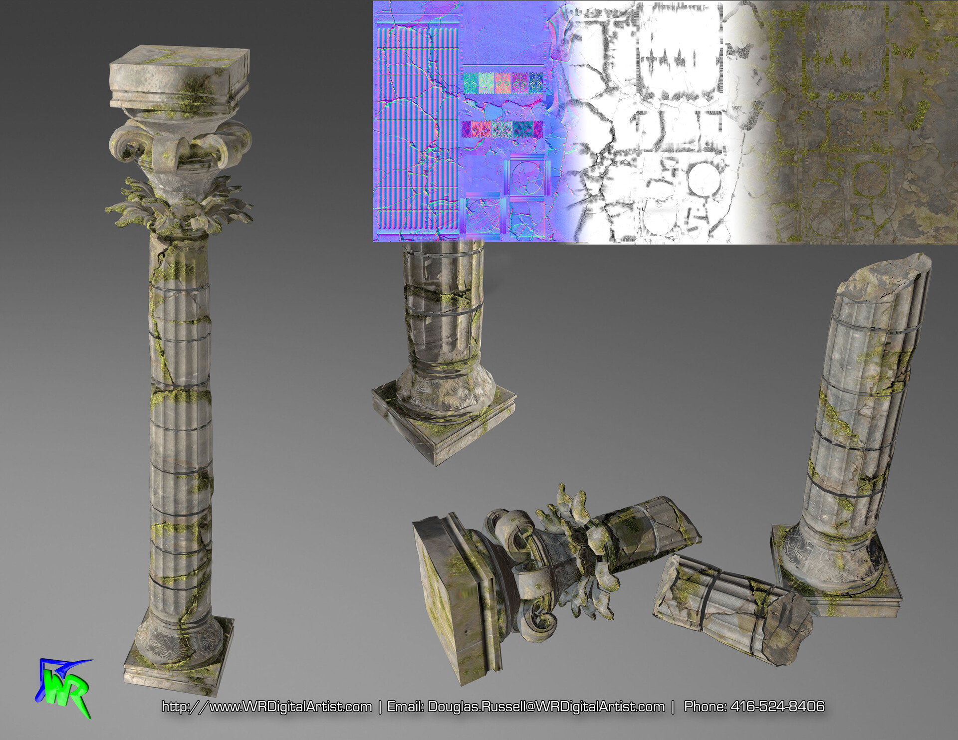 ArtStation - Ancient Esoteric Fantasy Pillars