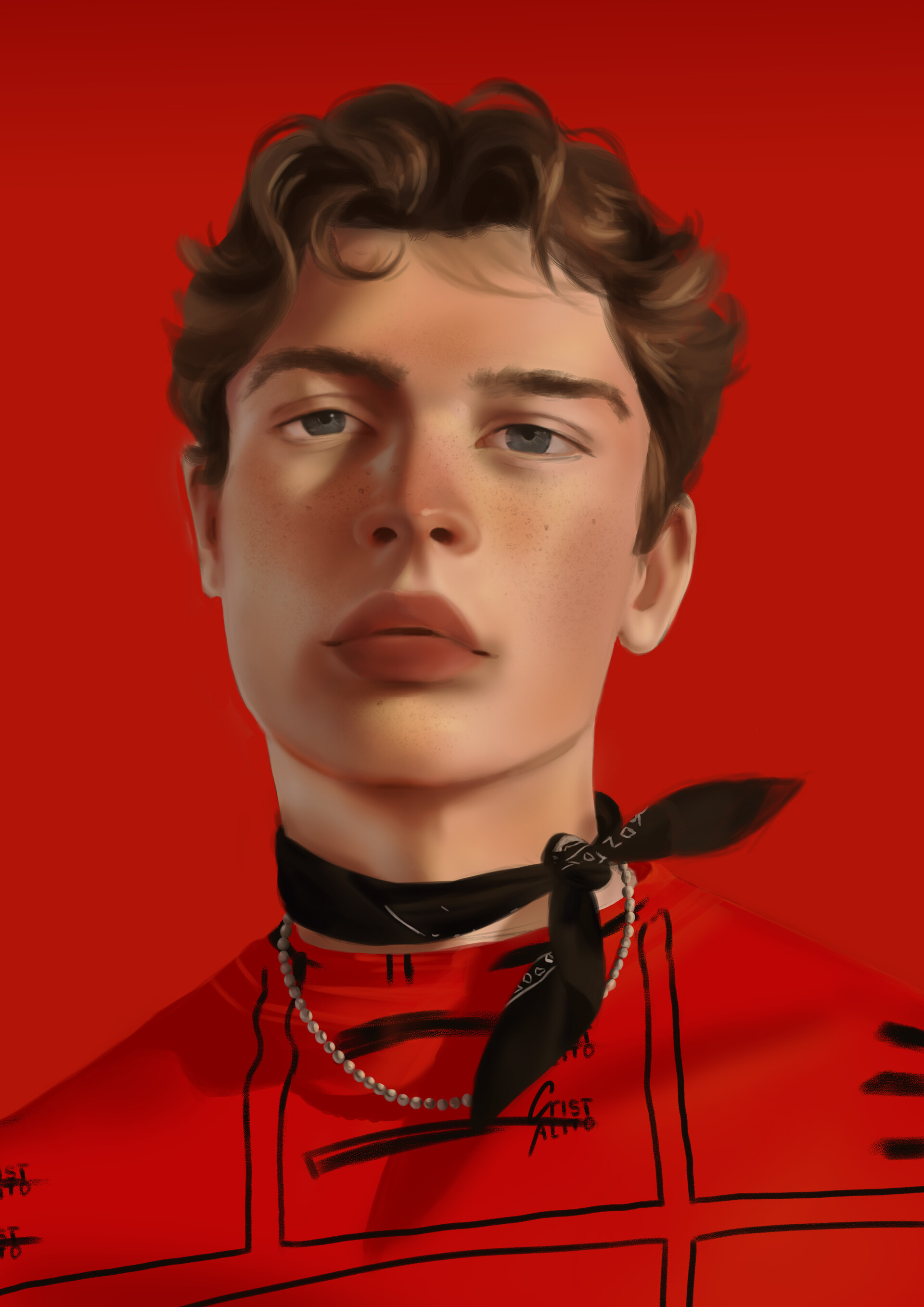 ArtStation - Boy in Red