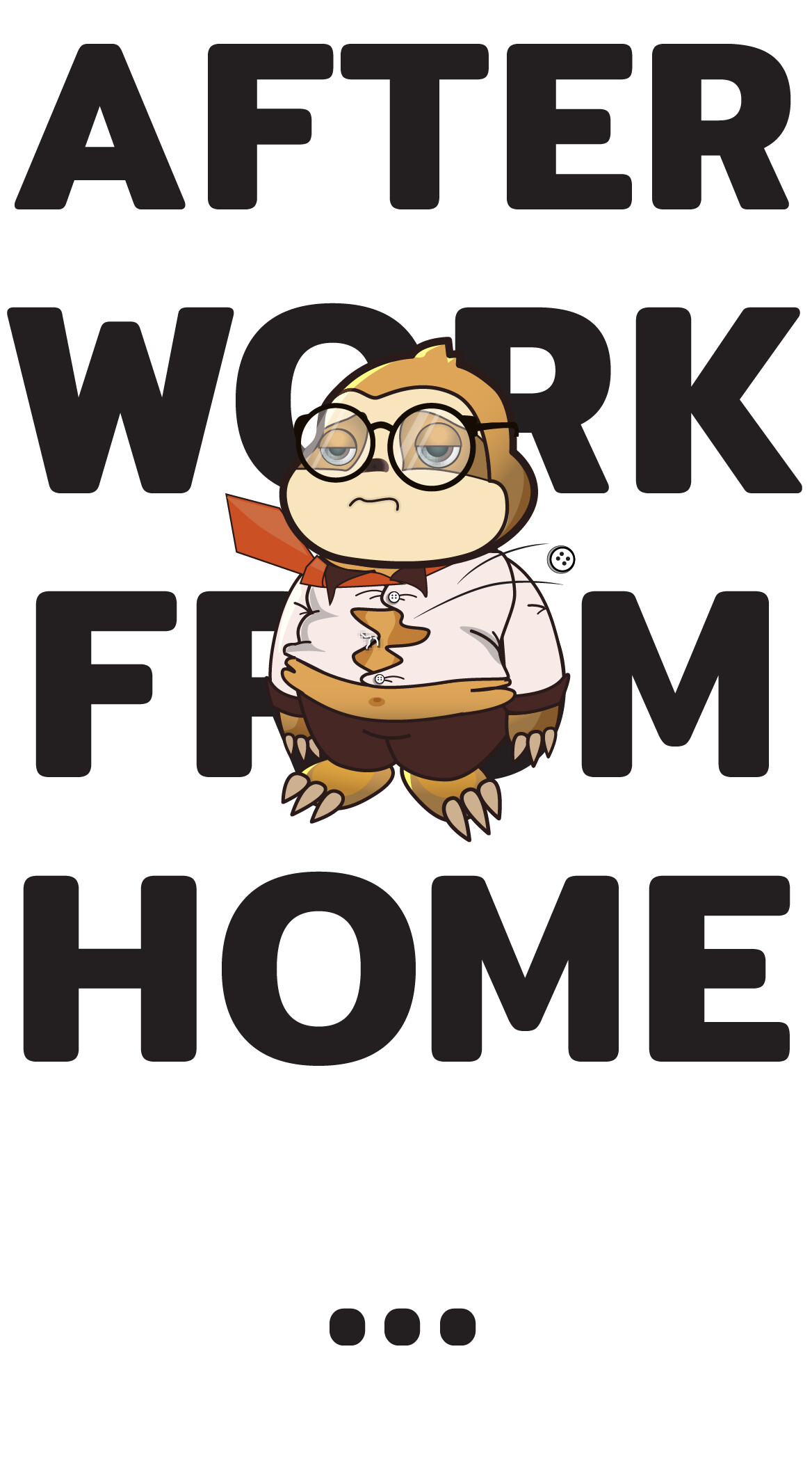ArtStation - After Work from Home : Cartoon