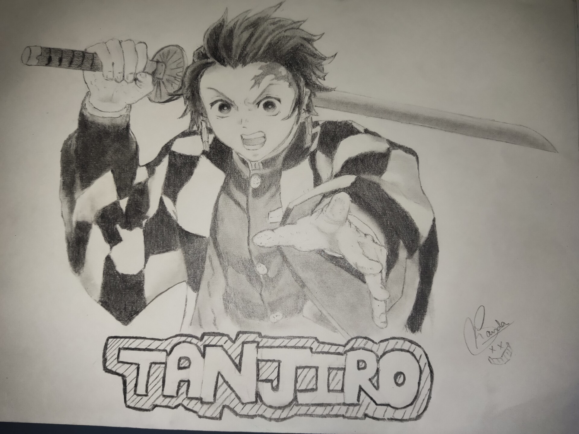 ArtStation - Tanjiro demon slayer