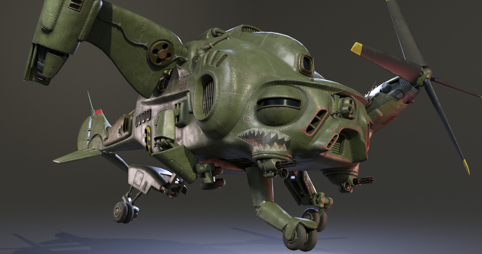 Artem Nikulin - Vertibird from the Fallout series