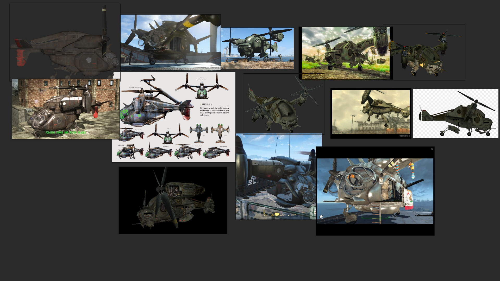 Artem Nikulin - Vertibird from the Fallout series