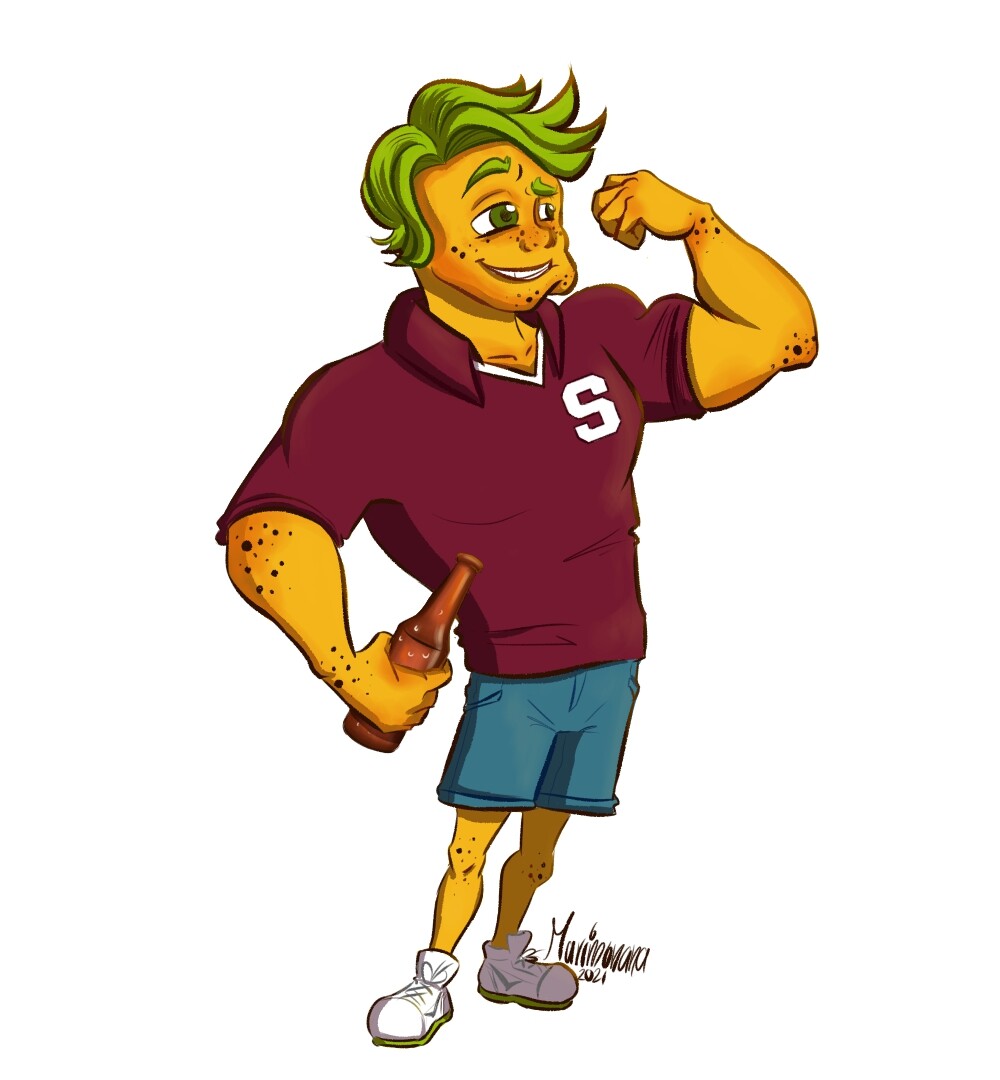 ArtStation - Character Design: Fruit Jock