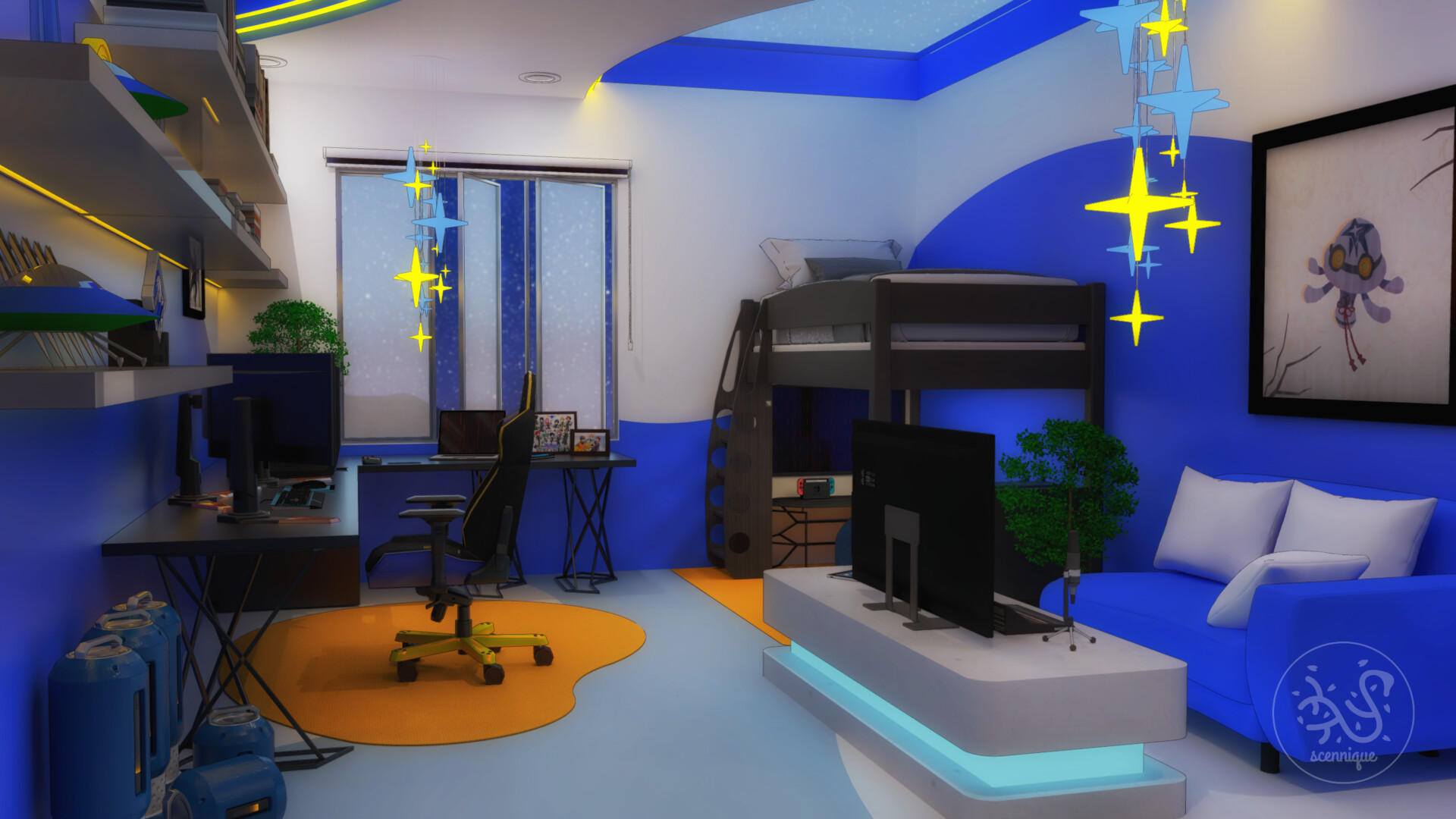 ArtStation - Astelleda Stream Room