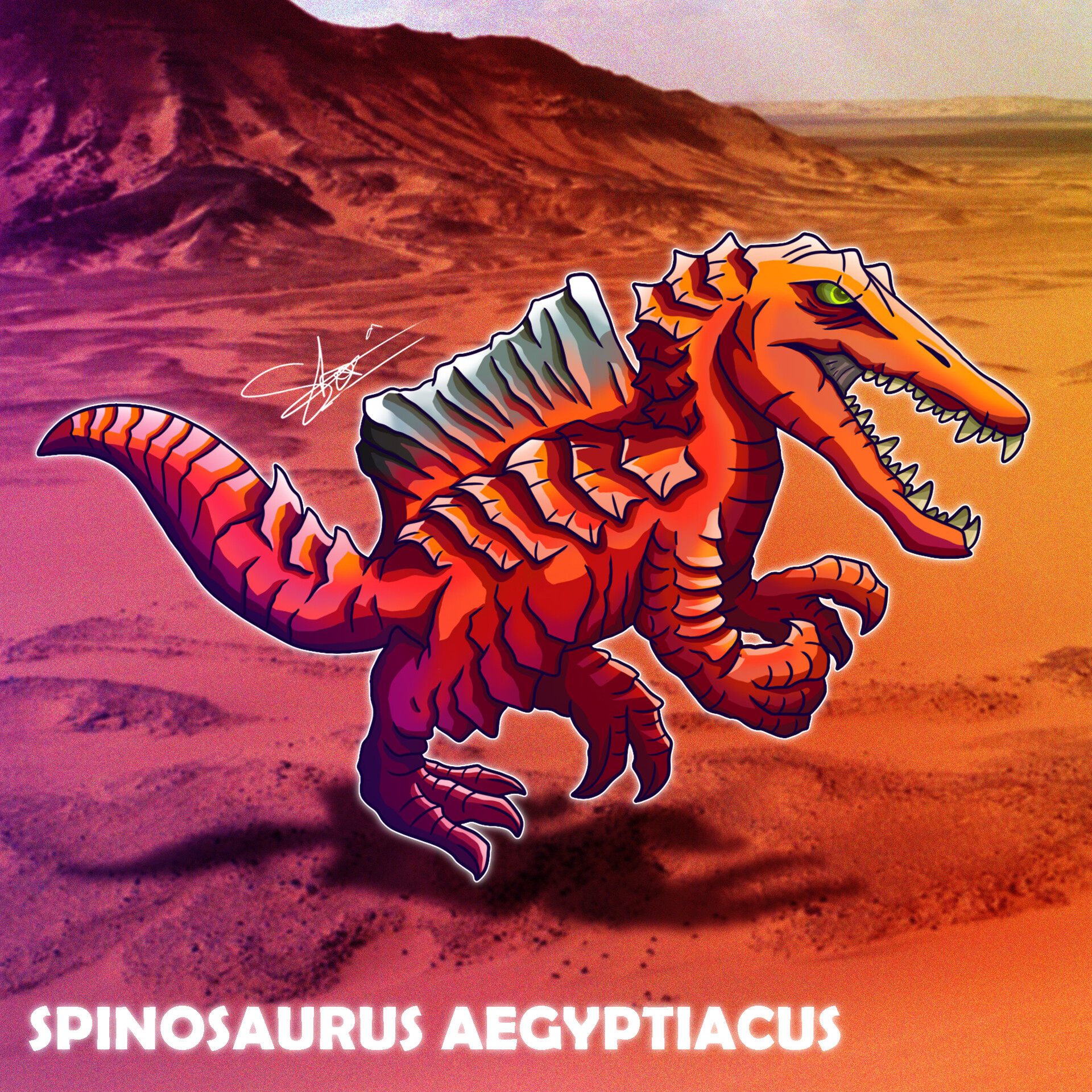 Dinosaur King Spinosaurus Chibi