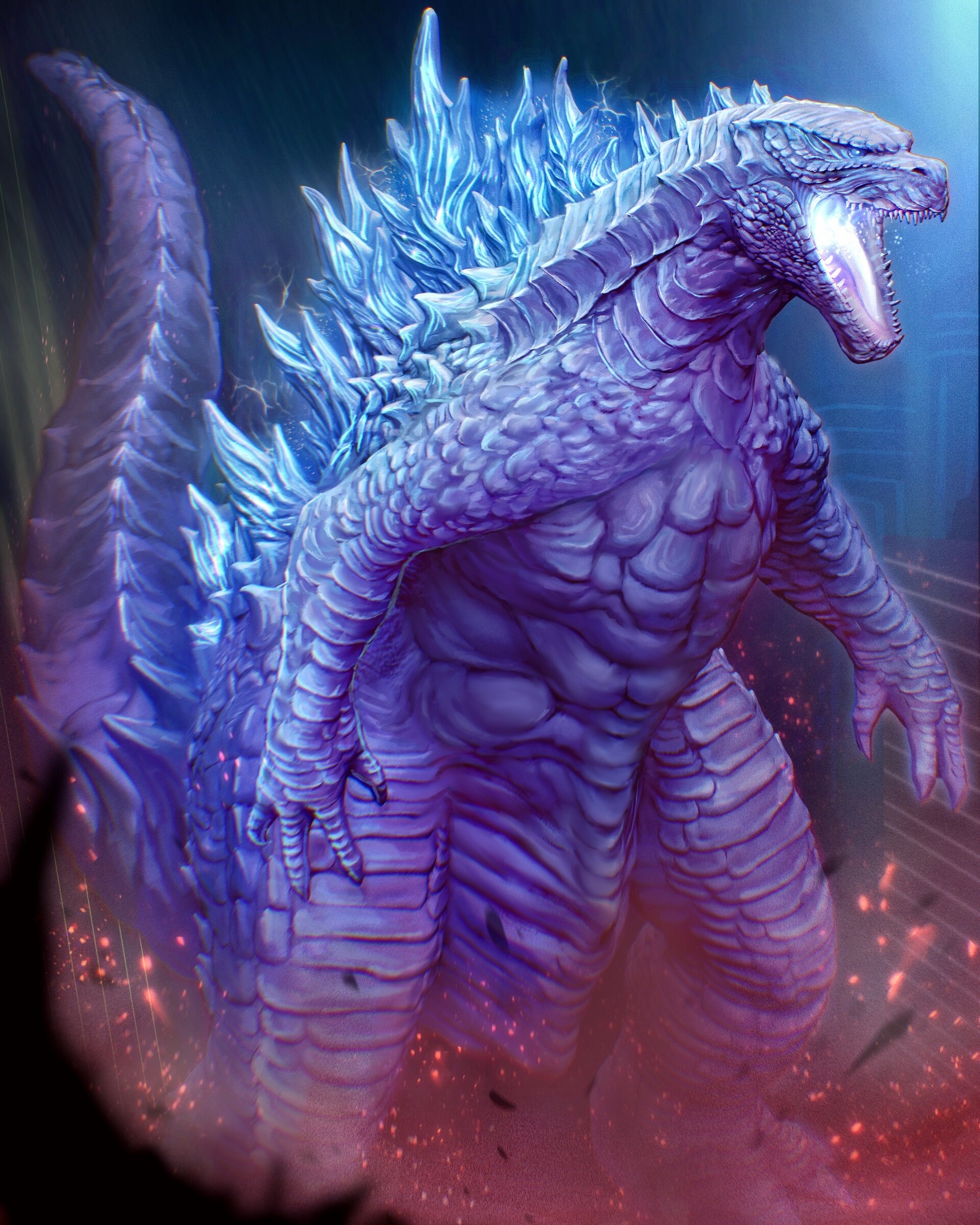 ArtStation - Godzilla in Hong Kong