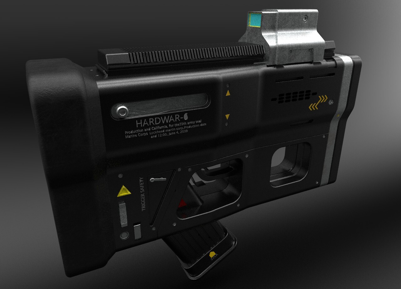 ArtStation - 3D枪小练习