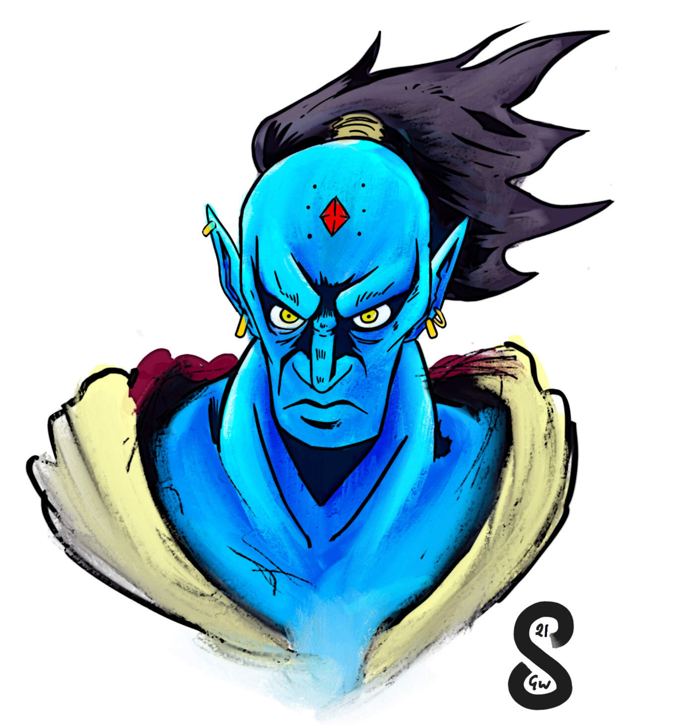 Sion Williams - AZURITE Dungeons and Dragons character design