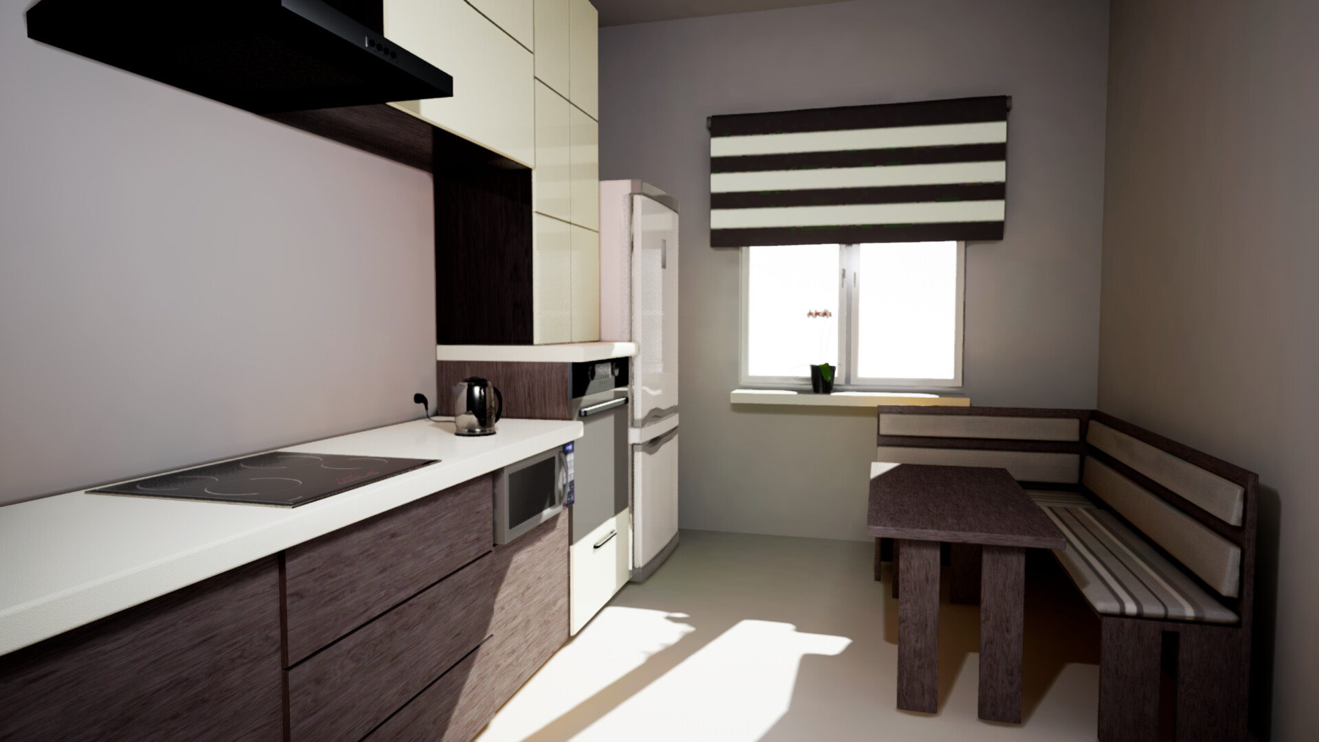 ArtStation - 3d visualization of the kitchen