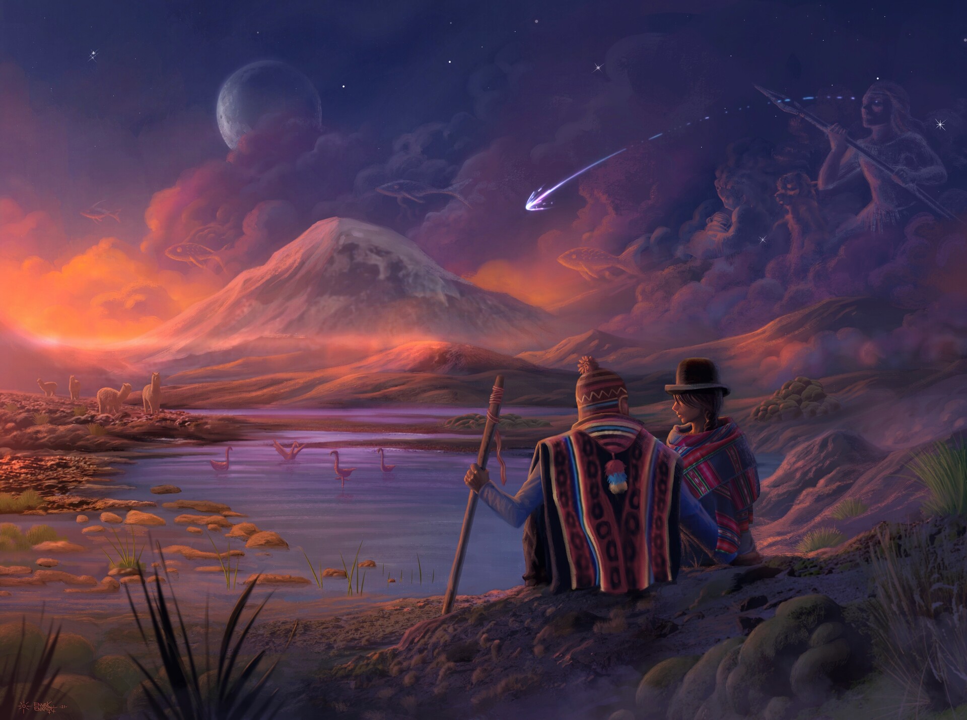 Andean Dream - Yanantin, by Envak Enkaqti : r/ImaginaryLovers