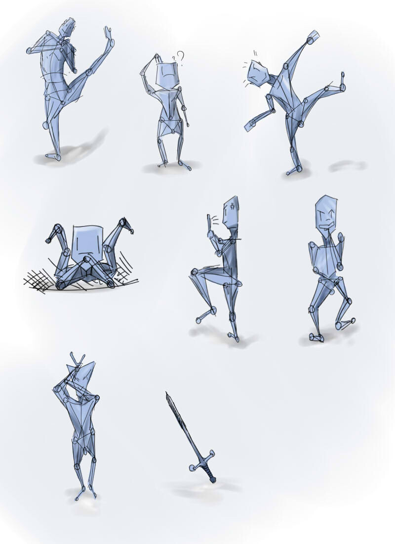 ArtStation - Character poses