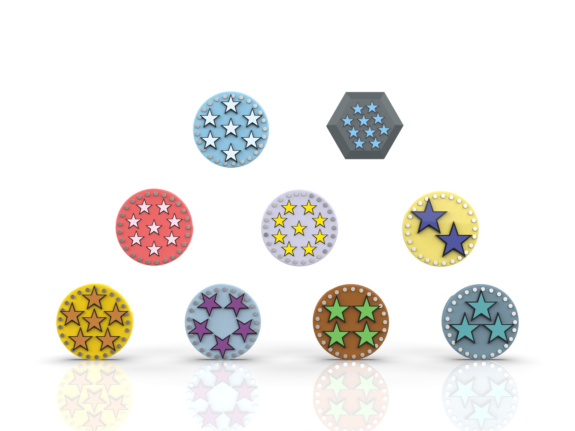 RN Production - Star Badges Design