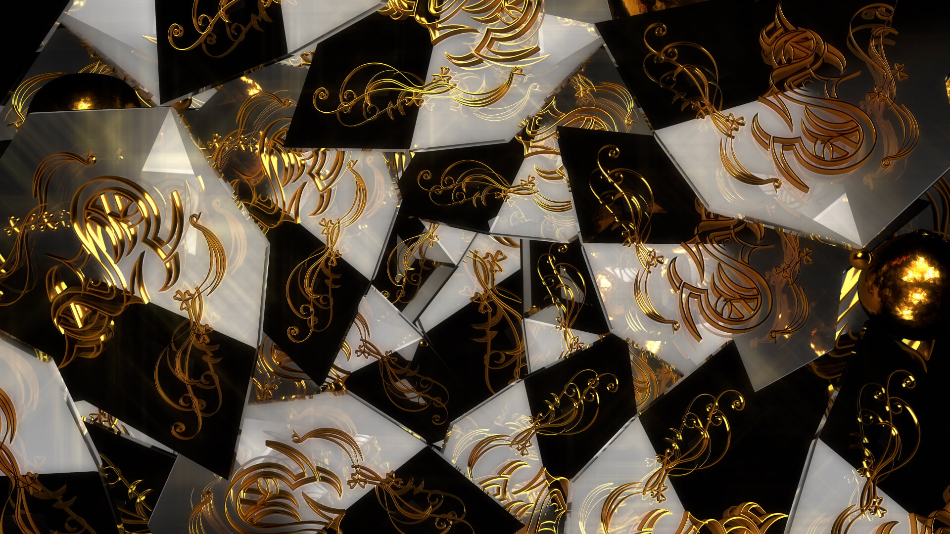 ArtStation - Gold Loops Collection by OleksiiKapustin for VjloopShop