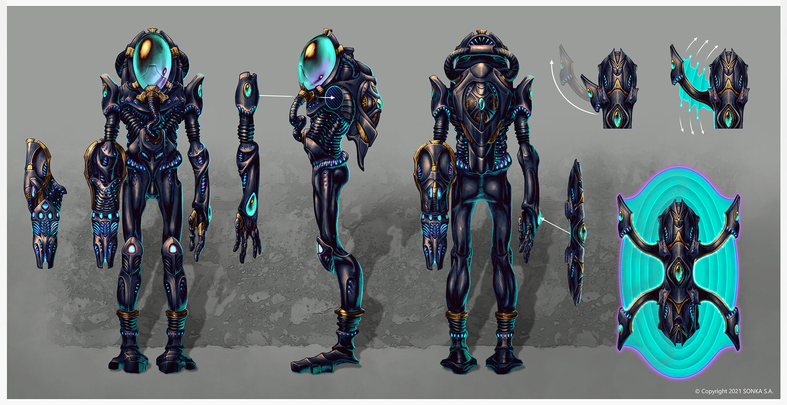 Jacek Grzeskowiak - Alien life form concept