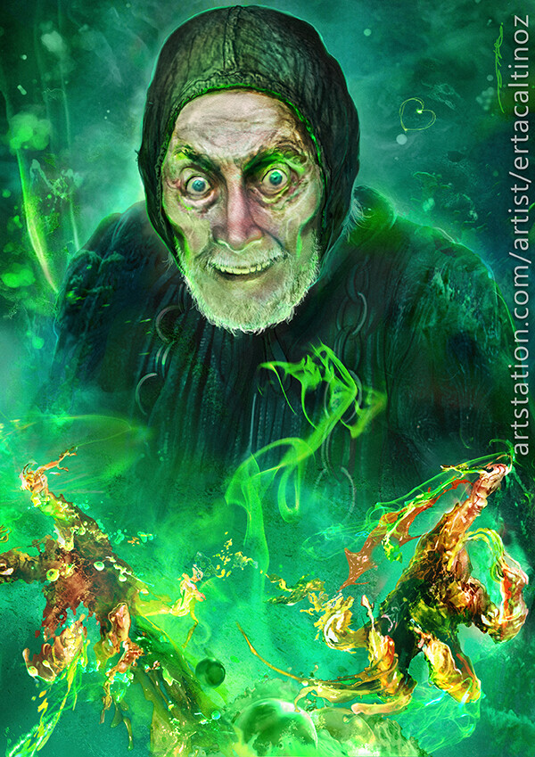 ArtStation - Wisdom Hallyne The Pyromancer