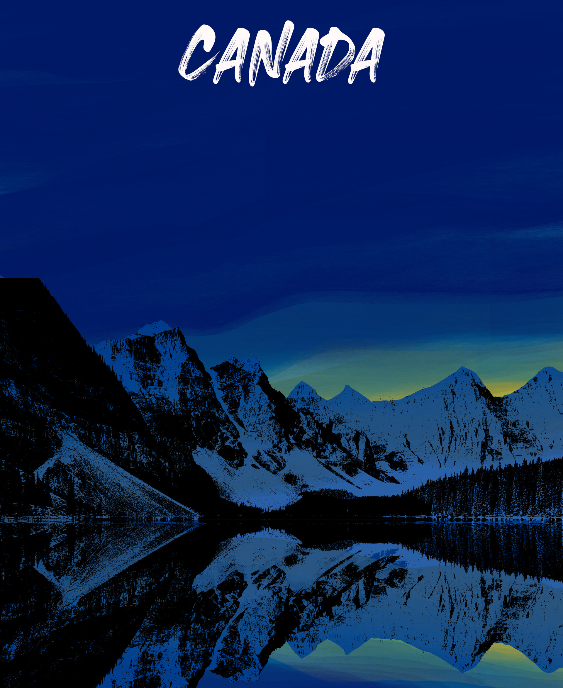ArtStation - Canada landscape digital art