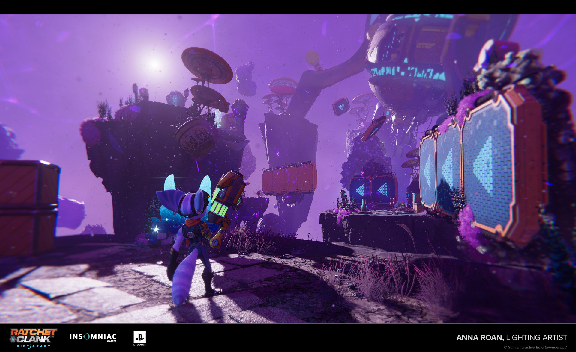Anna Roan - Ratchet and Clank: Rift Apart - Pocket Dimension Lighting