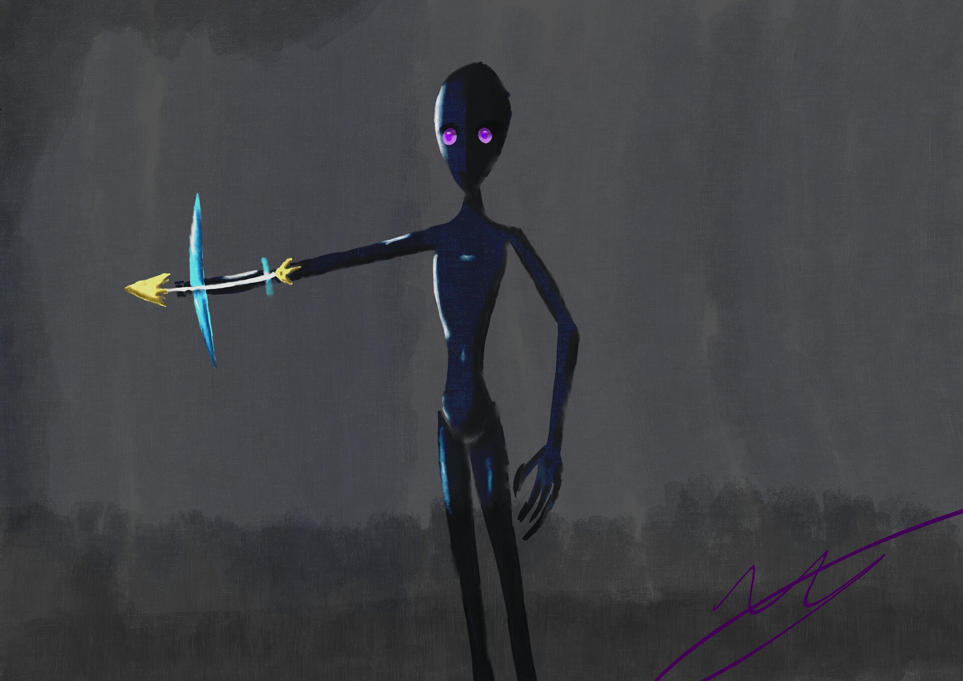 ArtStation - Alien Cyborg