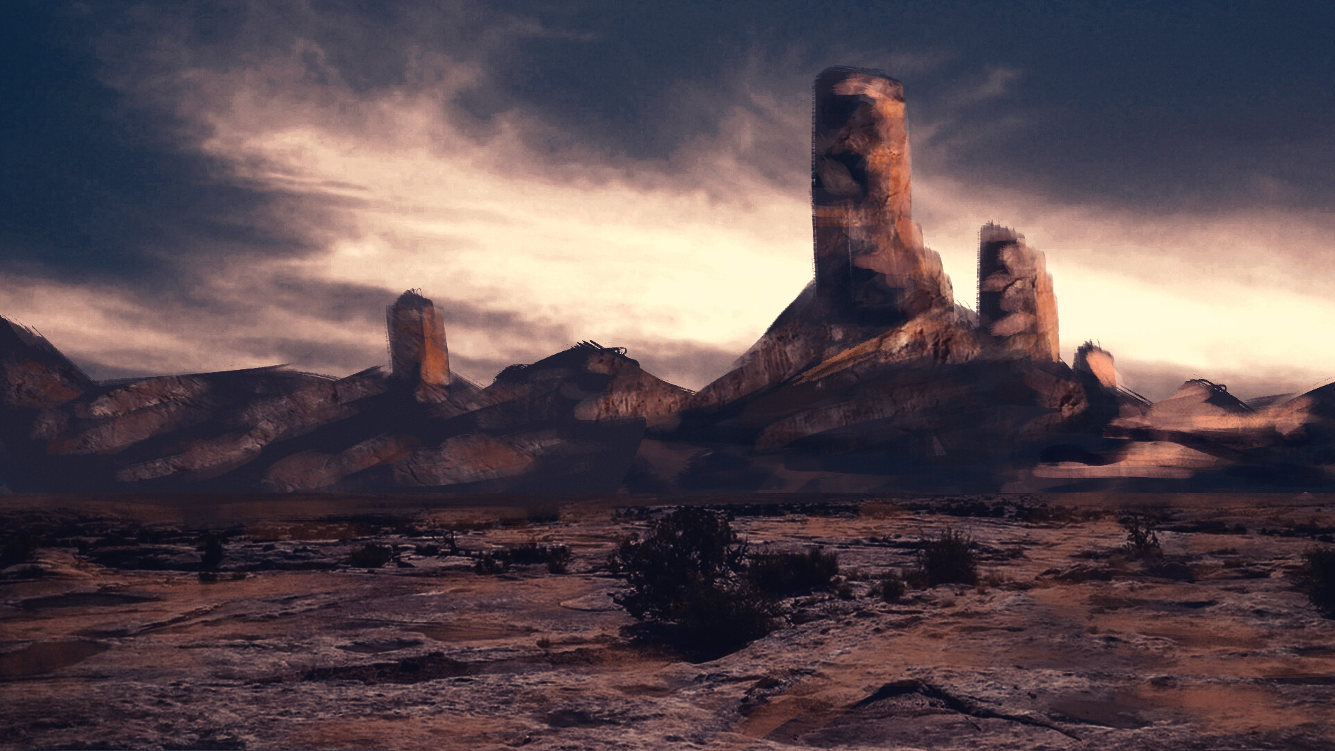 ArtStation - Wasteland Concept Art 1