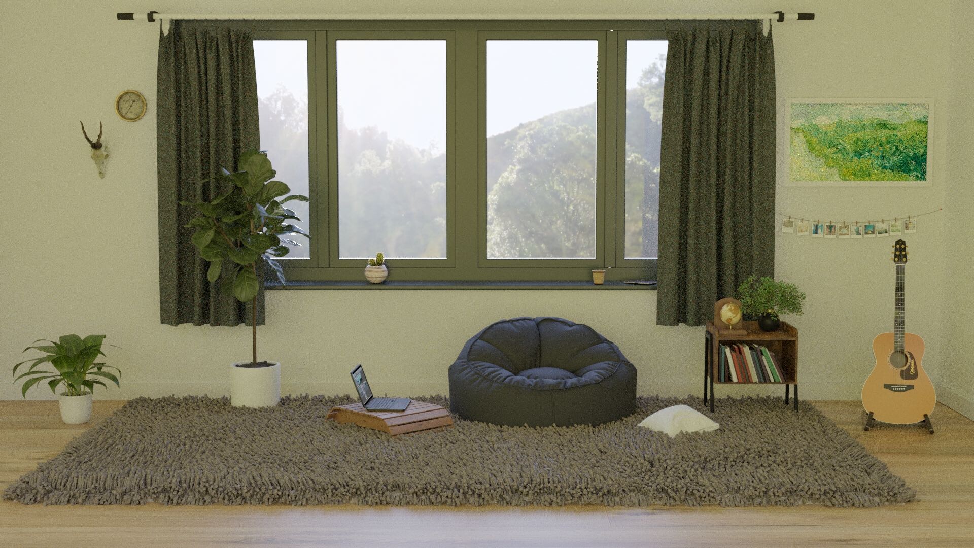 ArtStation - Reading Nook