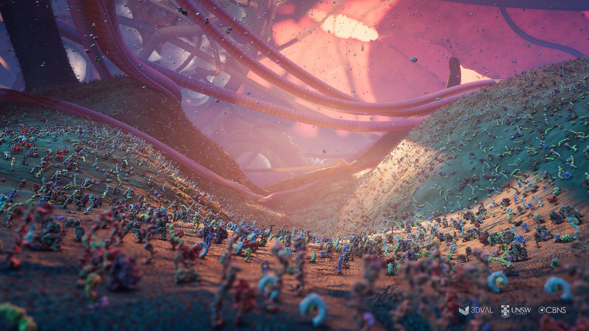 ArtStation - Nanoscape: a real-time immersive cell exploration (3DVAL ...